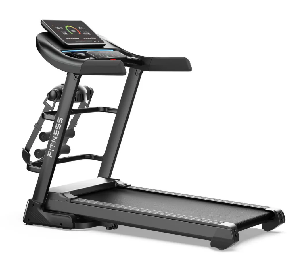 Indoor Luxury Electric Steel Treadmill Foldable Multifunctional Walking ...