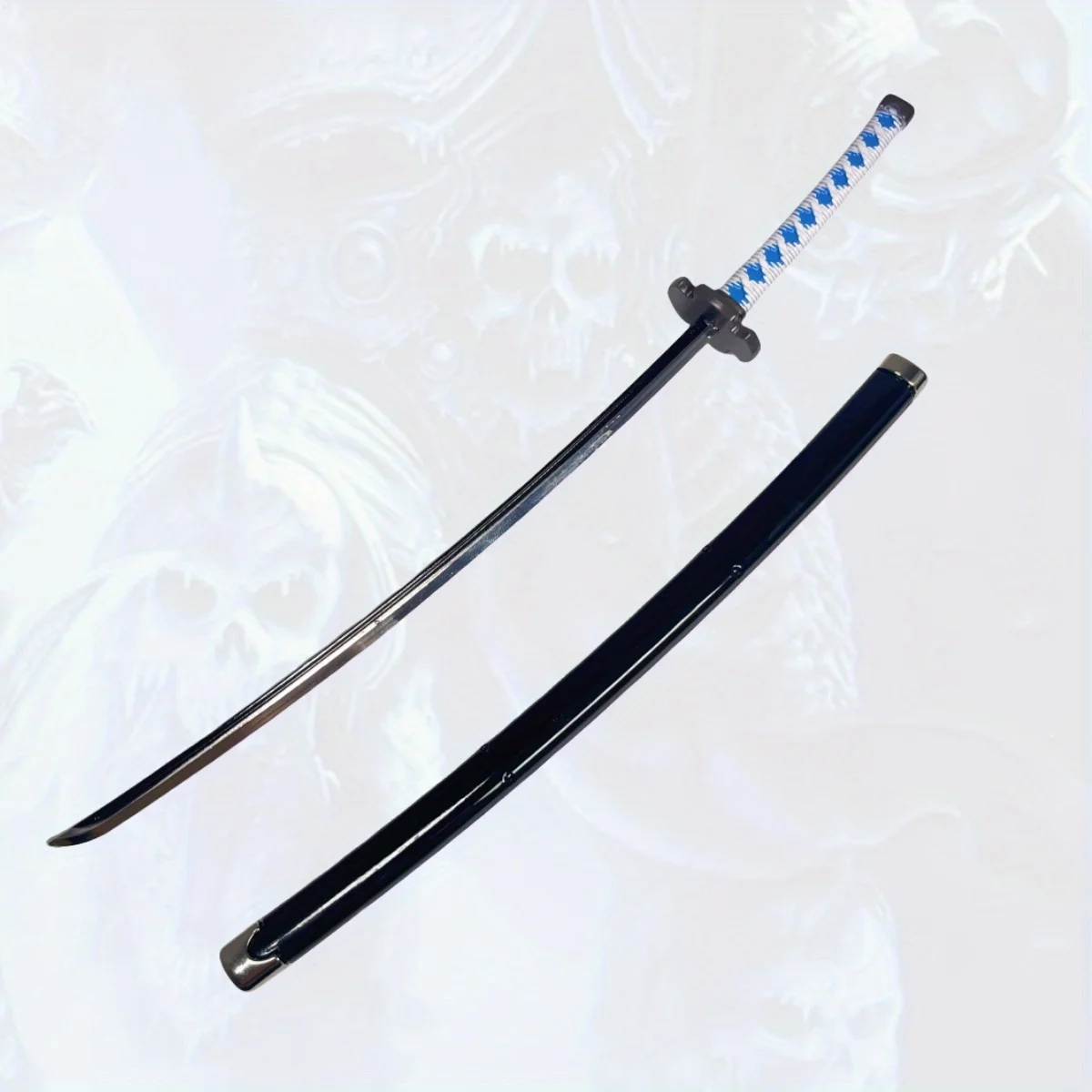 8.6inch Anime Metal Katana Sword Ninja Knife Damascus Japanese Katana ...
