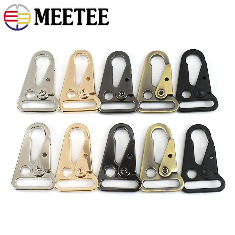 2-4-10Pcs-25-32-38mm-Metal-Strap-Buckles-Bag-Snap-Trigger-Hooks-Webbing ...