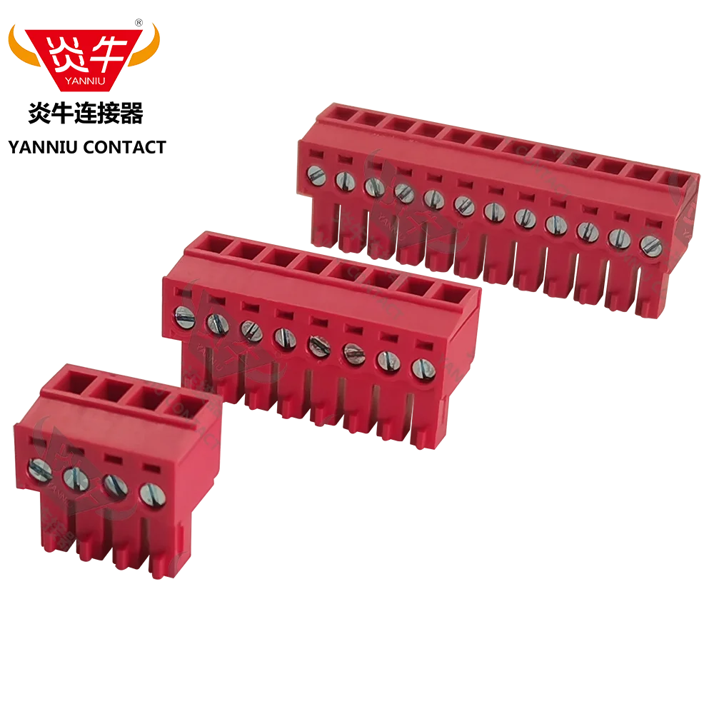 50Pcs KF2EDGK 3.81 2P ~ 12P PCB CONNECTOR PLUG-IN TERMINAL BlOCK 2 ...