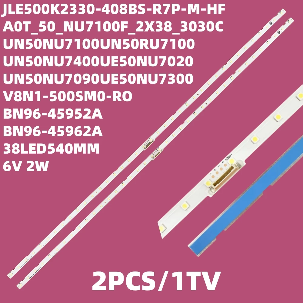 LED Strips(2) for UE50NU7025 UE50NU7025K UN50NU7100 UE50NU7100 ...