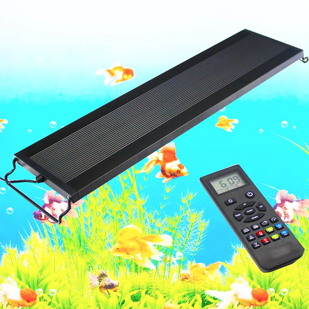 Wireless-Remote-Planted-Fish-Aquarium-LED-Light-RGBW-4-Channels-Dimmer ...
