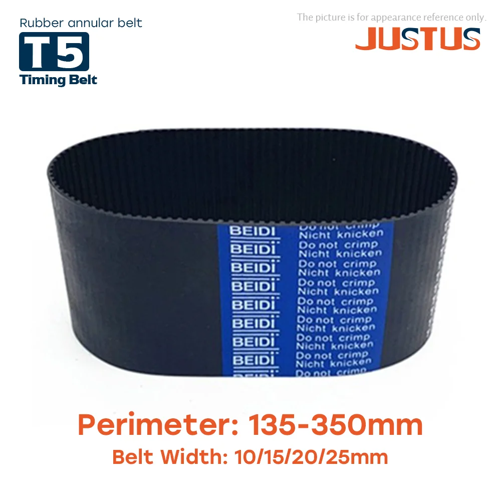 T5-Rubber-Closed-Loop-Timing-Belt-Width-10-15-20-25mm-Perimeter-135 ...