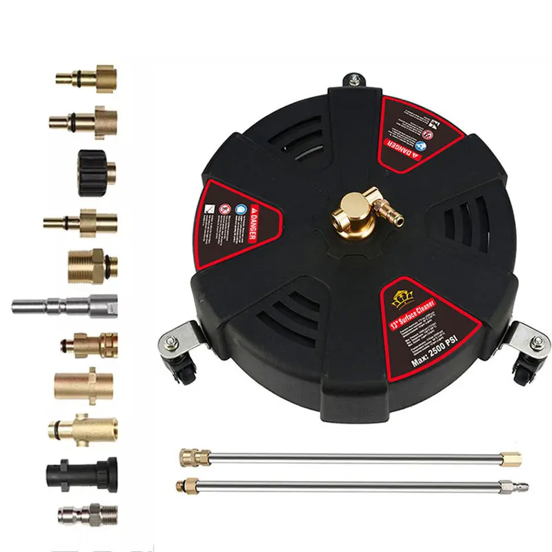 13 Inch Pressure Washer Surface Cleaner Attachment with 2 Power Washer ...