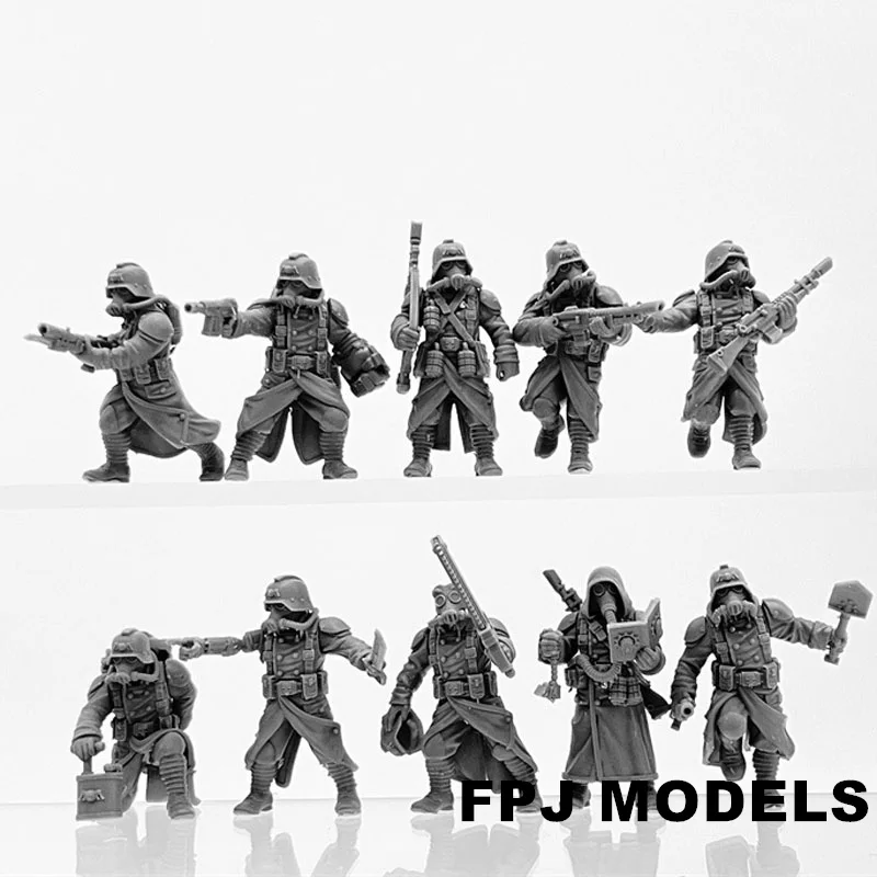 28mm-Scale-Guard-Acolytes-Resin-Model-Kit-Minitaure-Resin-Doll-Tabletop ...