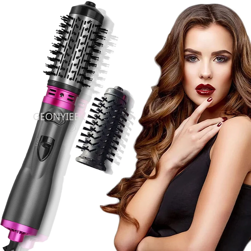 2-in-1-360-Rotating-AirFlow-Hot-Air-Brush-Hair-Straightener-Curler-Iron ...