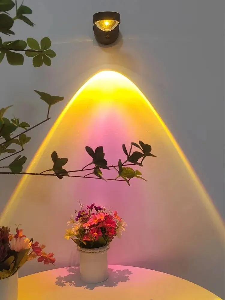 7-Watts-Spotlight-Sunset-Atmosphere-Wall-Lamp-No-Drilling-Charging ...