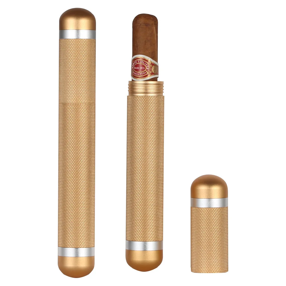 Alloy-Cigar-Tube-Storage-Moisture-proof-Case-Classic-Big-Size-Humidor ...
