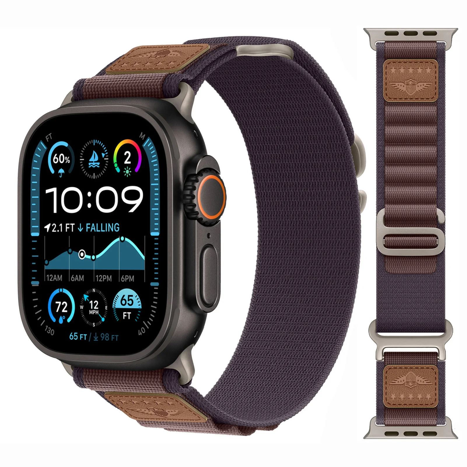 Alpine Loop Band for Apple Watch strap 44mm 45mm 49mm 40mm 41mm 42mm ...