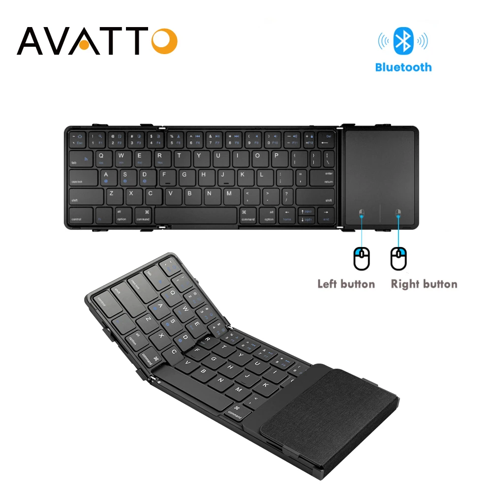 AVATTO-Bluetooth-Wireless-Keyboard-Touchpad-Portable-Magnetic-Triple ...