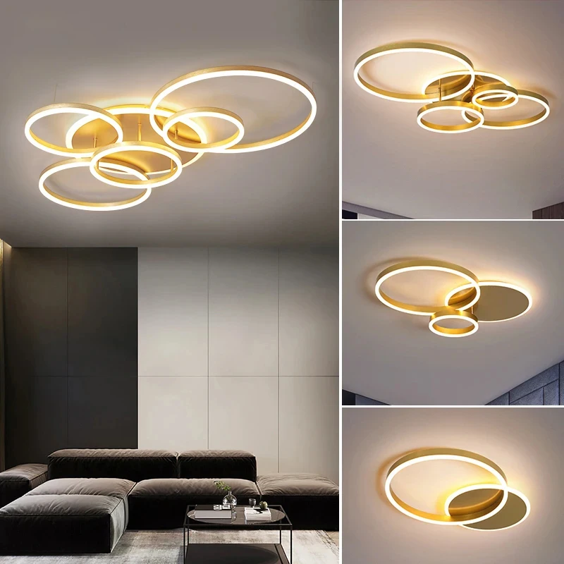 Modern-Circular-LED-Ceiling-Lamp-Living-Room-Lights-Home-Interior-Decor ...