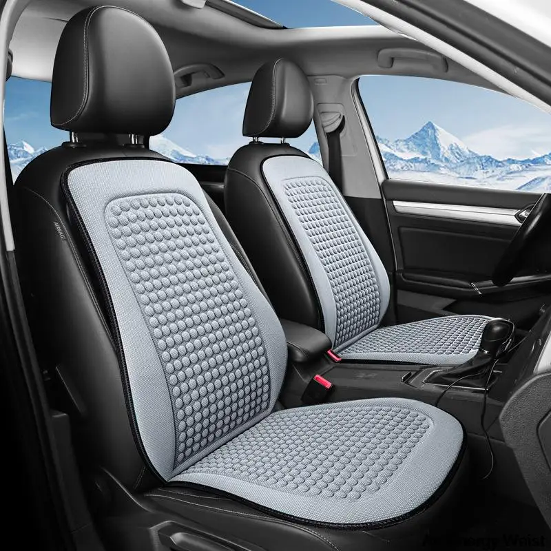Breathable-Ice-Silk-Car-Seat-Cover-Universal-Massage-Granules-Mesh-Seat ...