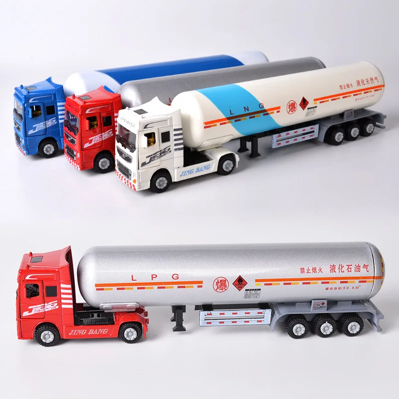 High-Simulation-1-60-Alloy-Trailer-Tanker-Model-Transportation ...
