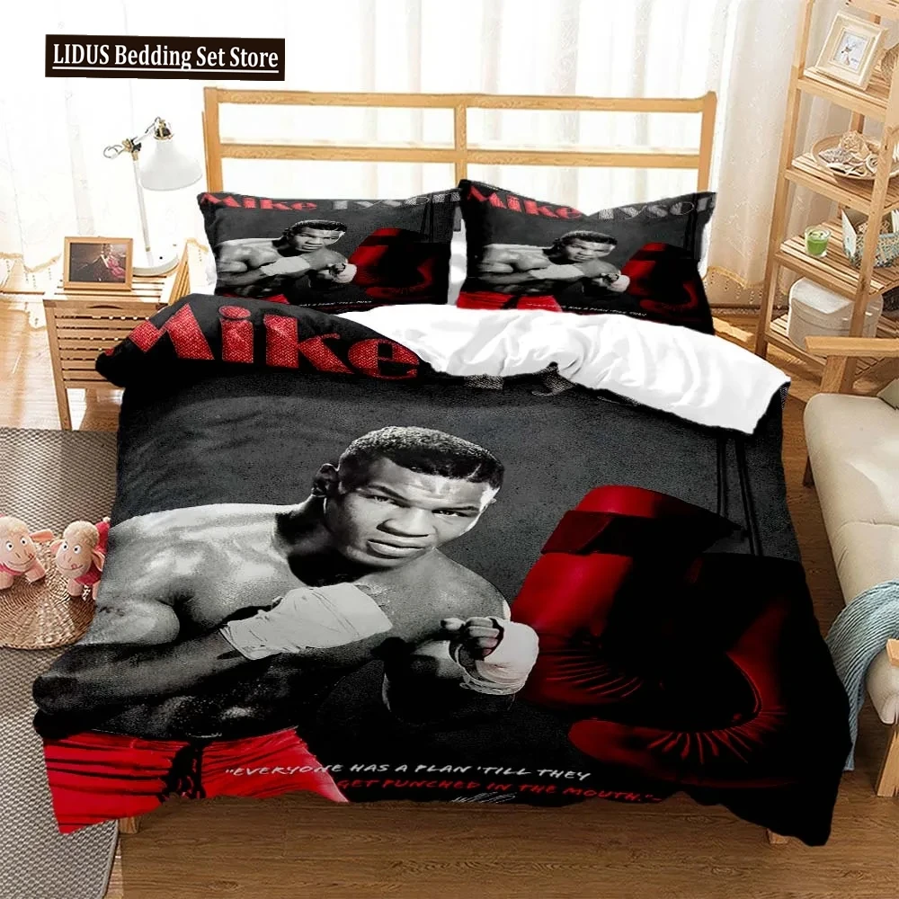 Mike Tyson Boxing Champion Bedding Set Boys Girls Twin Queen Size Duvet ...