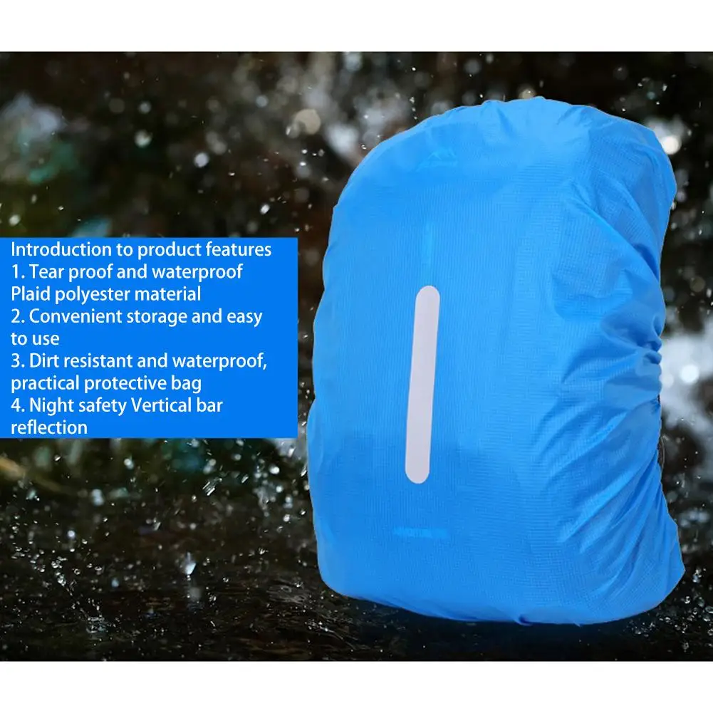 Ultralight Outdoor Backpack Rain Covers Portable Reflective Strip ...