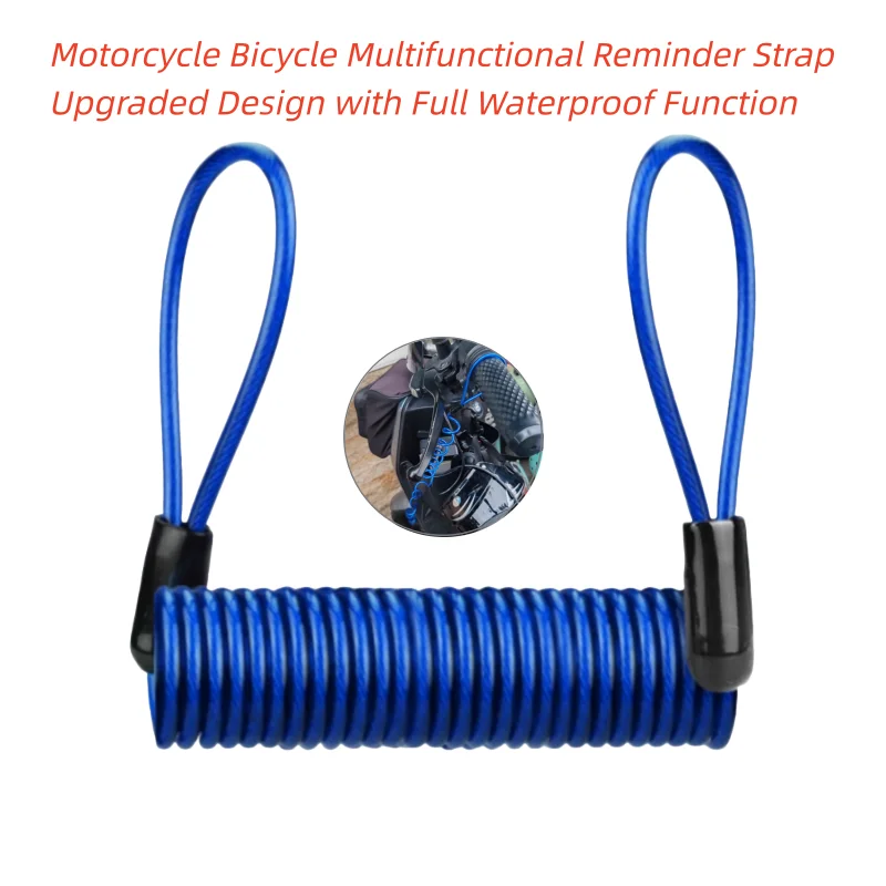 Super Stretch Retractable Cable for Bike Motorcycle Alarm Lock | 1.2M ...