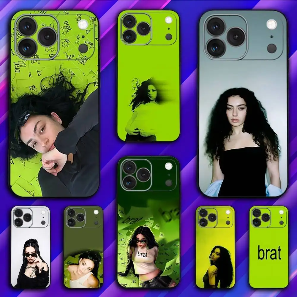 C-Charli XCX B-Brat Phone Case For iPhone 17,16,15,14,13,12,11,Pro,Max ...