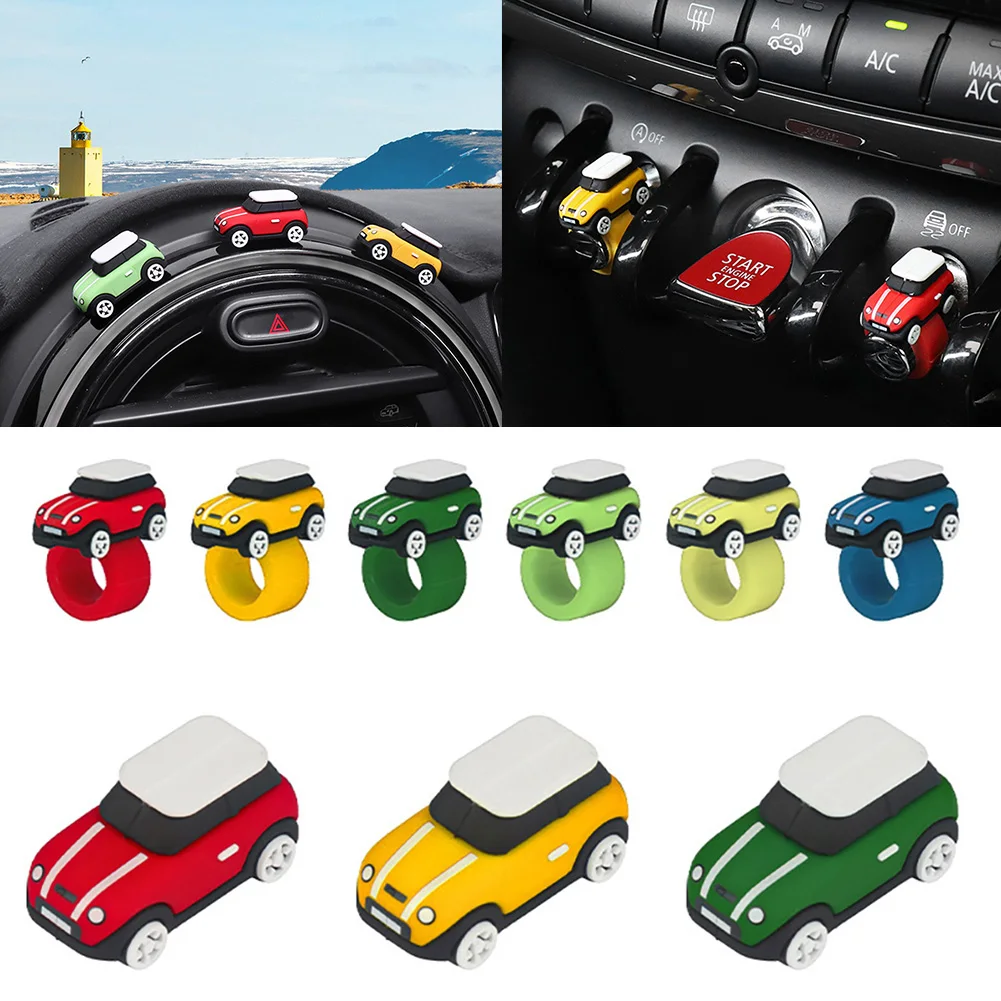 For-BMW-MINI-Cooper-Accessories-Silicone-Car-Model-Button-Cover ...