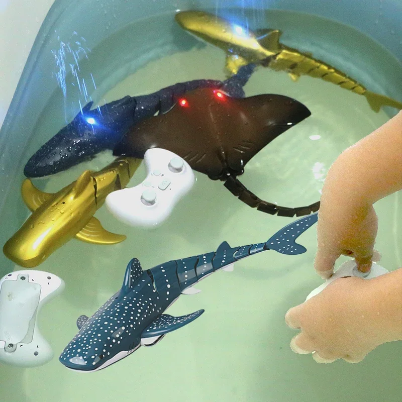 Robots-Rc-Shark-Toy-for-Boys-Water-Swimming-Pools-Bath-Tub-Girl ...