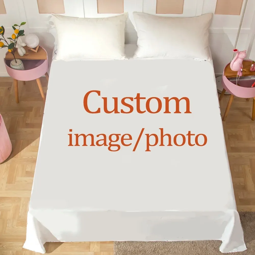 Customized-LOGO-Photo-Flat-Sheets-Cartoon-Bedding-Sheet-Anime-Bed-Sheet ...