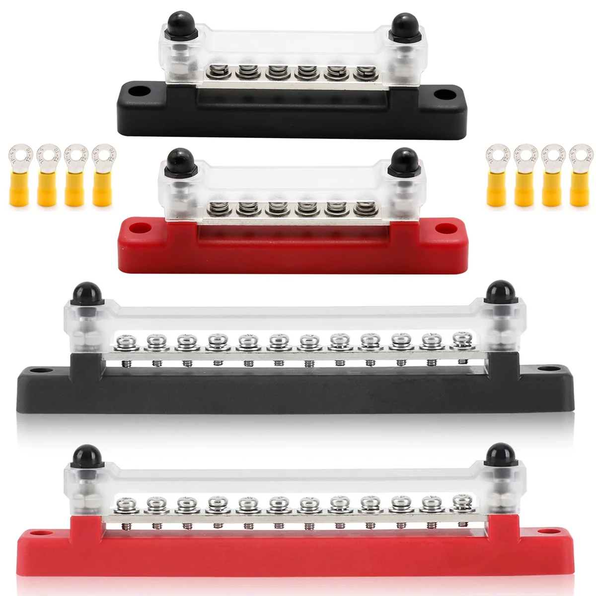12V Power Distribution Block Bus Bar Marine Bus Bar,150 Amp Battery ...