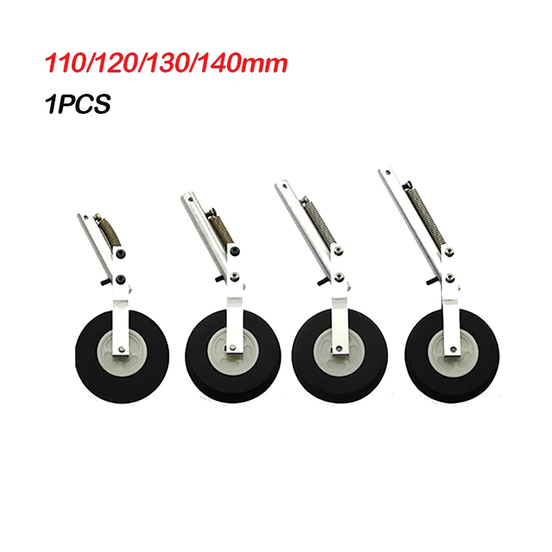 1pc 110 120 130 140mm Aluminum Alloy Retractable Belt Spring Landing ...