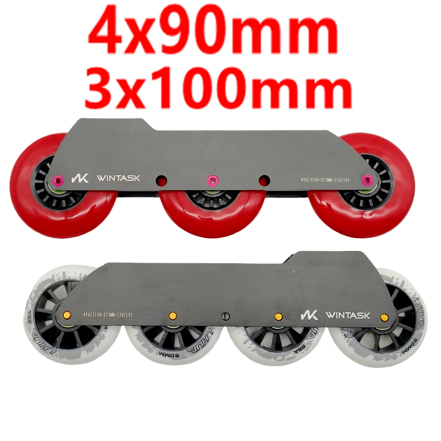 Free shipping speed skate frame 4x90mm and 3x100mm mount distance 150 ...