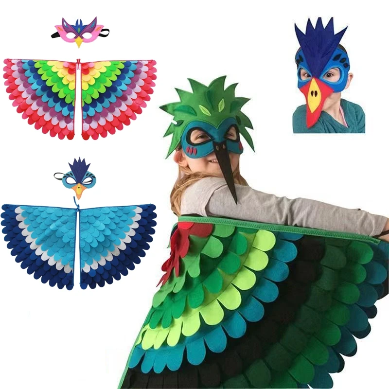 Children-s-Cosplay-Halloween-Owl-Peacock-Cosplay-Costumes-Animal-Bird ...