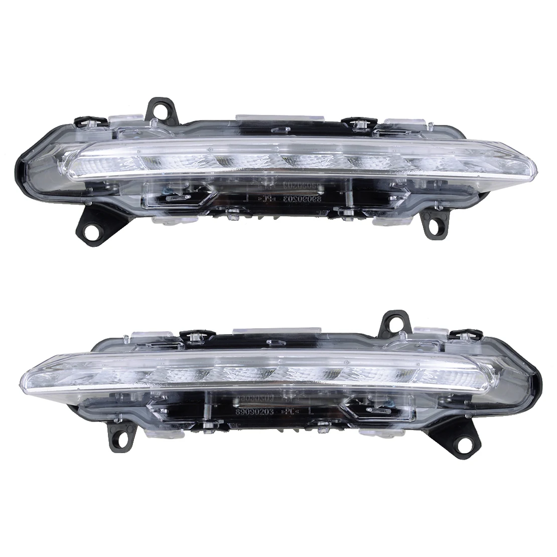 A2218201856 1 Pair Car Front LED Bumper DRL Fog Light 12V A2218201756 ...