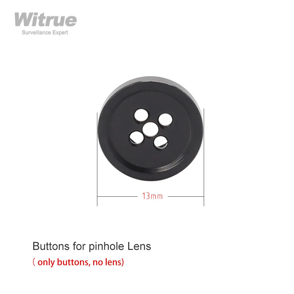 CCTV Accessories Metal Buttons for Phinhole Camera Lens with Screw ...