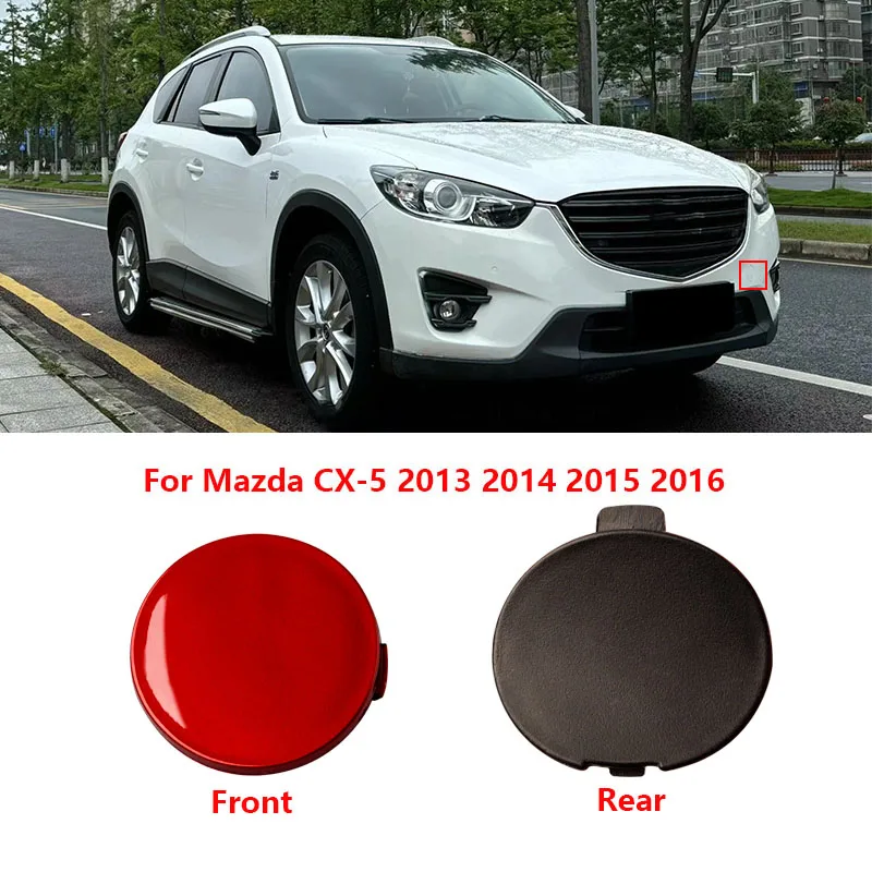 For Mazda CX5 2013 2014 2015 2016 Car Front Rear Bumper Tow Hook Cover ...