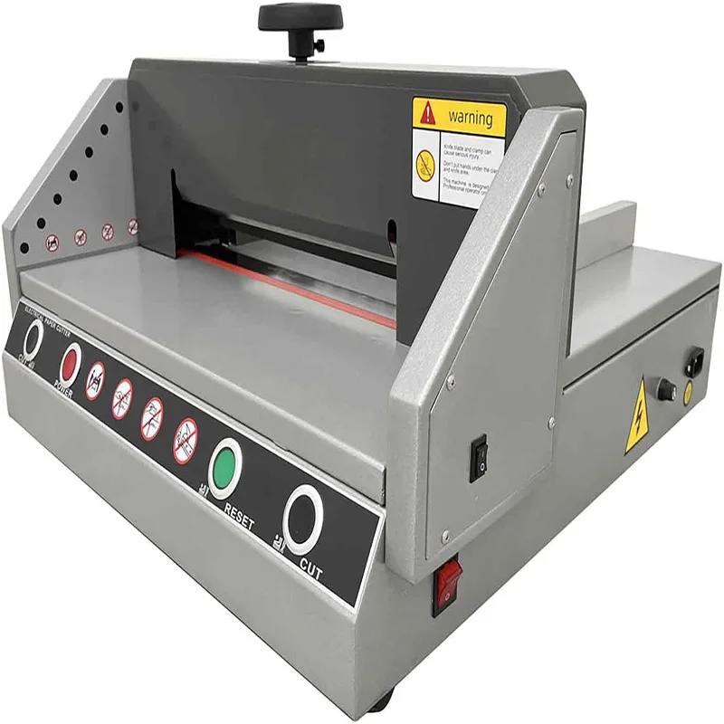 110V Electric Guillotine Paper Cutter 13"/330mm Desktop Paper Trimmer ...