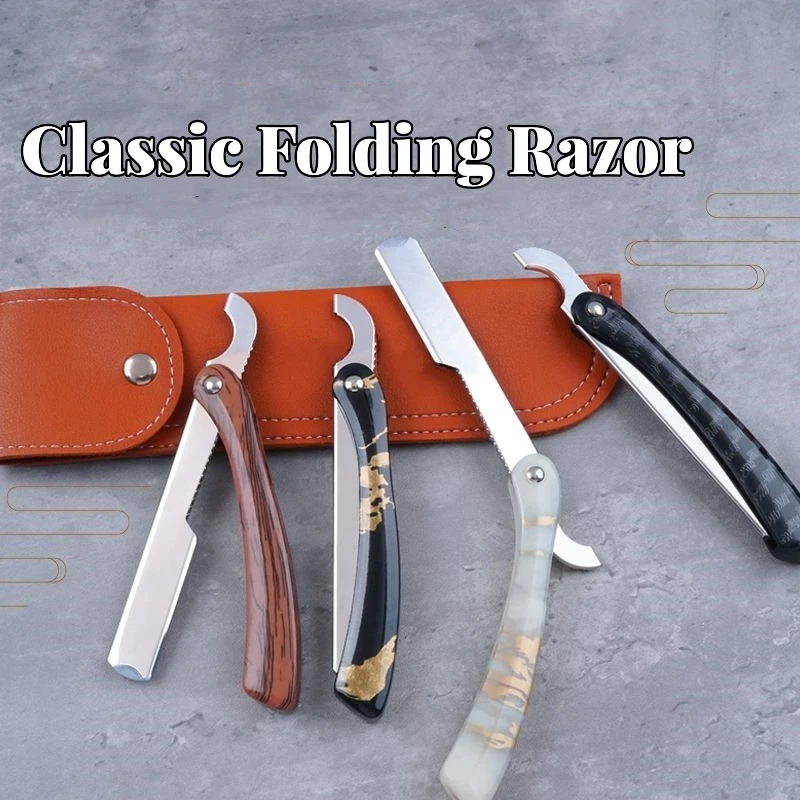 Classic-Barber-Retro-Manual-Folding-Hairdressing-Shaving-Knives-With ...
