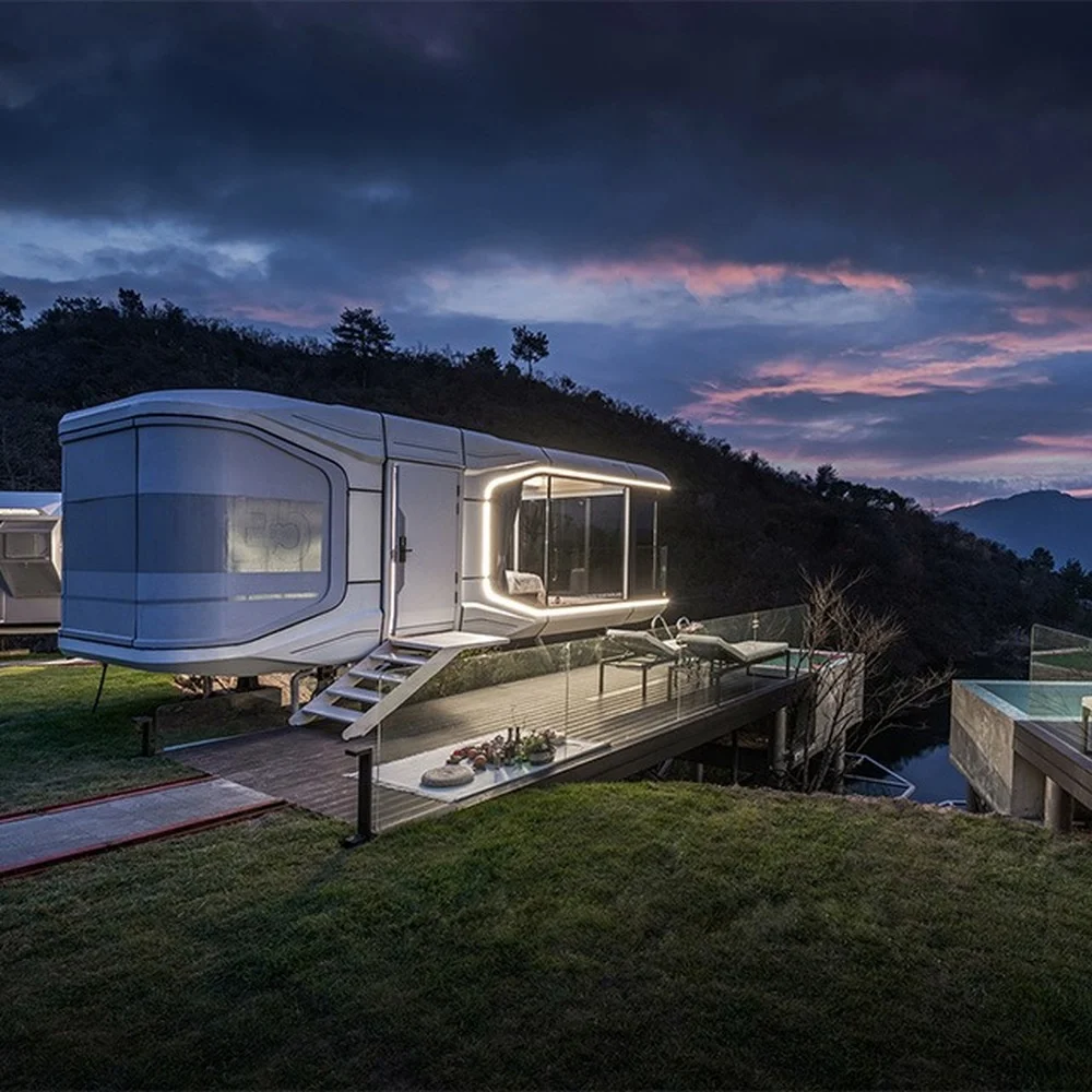 Modern-Type-Standard-Cabin-For-Travel-Camping-Trailer-Mobile-Prefab ...