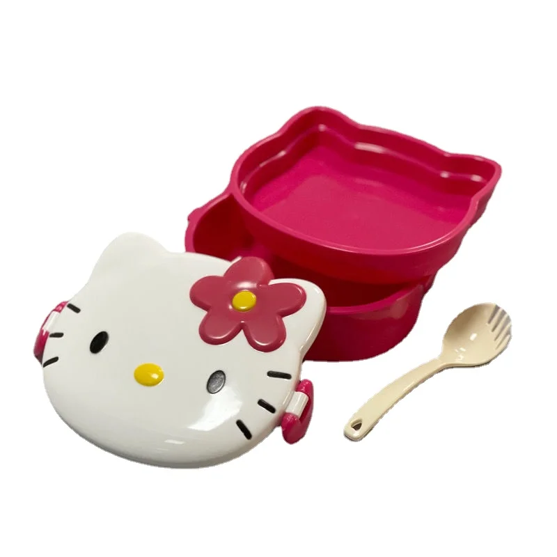 Fiambrera Coreana de Hello Kitty, fiambrera de plástico para gatos ...