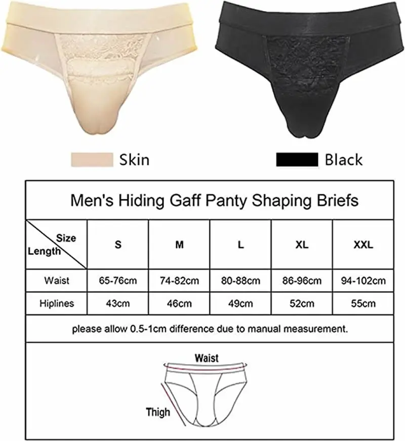 Culotte-slip,ONTROL-Culotte Gaff Filled pour Homme,Sous-Vêtements,Robe ...