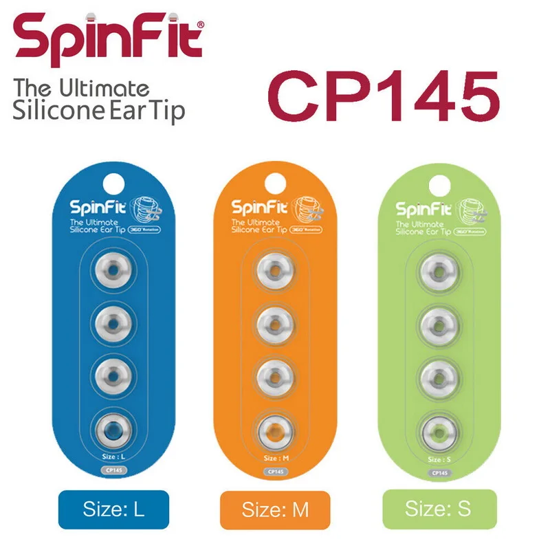 SpinFit-CP145-In-ear-Patented-Silicone-Earphones-Eartip-Replacement ...