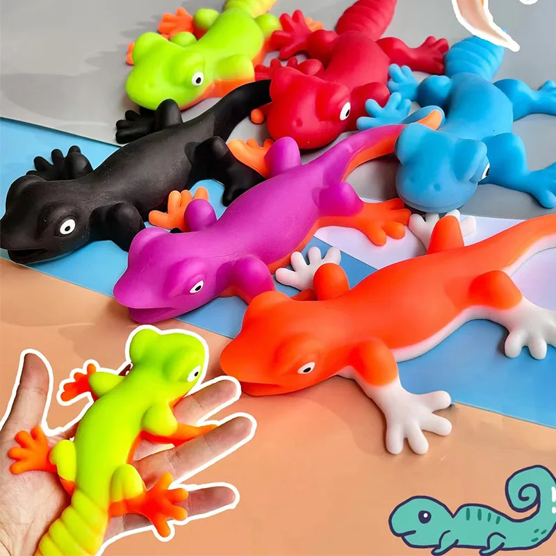 New-Simulation-Lizard-Animal-Squeeze-Vent-Decompression-Toys-TPR-Soft ...