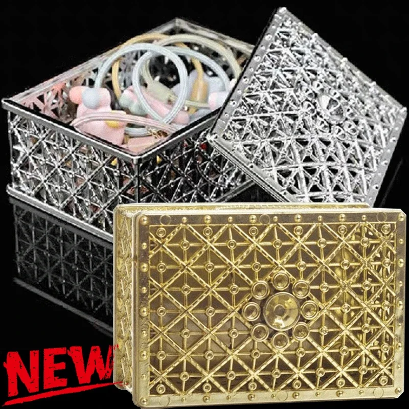 Retro-Mini-Treasure-Storage-Box-Crystal-Gem-Jewelry-Storage-Gold-Foil ...