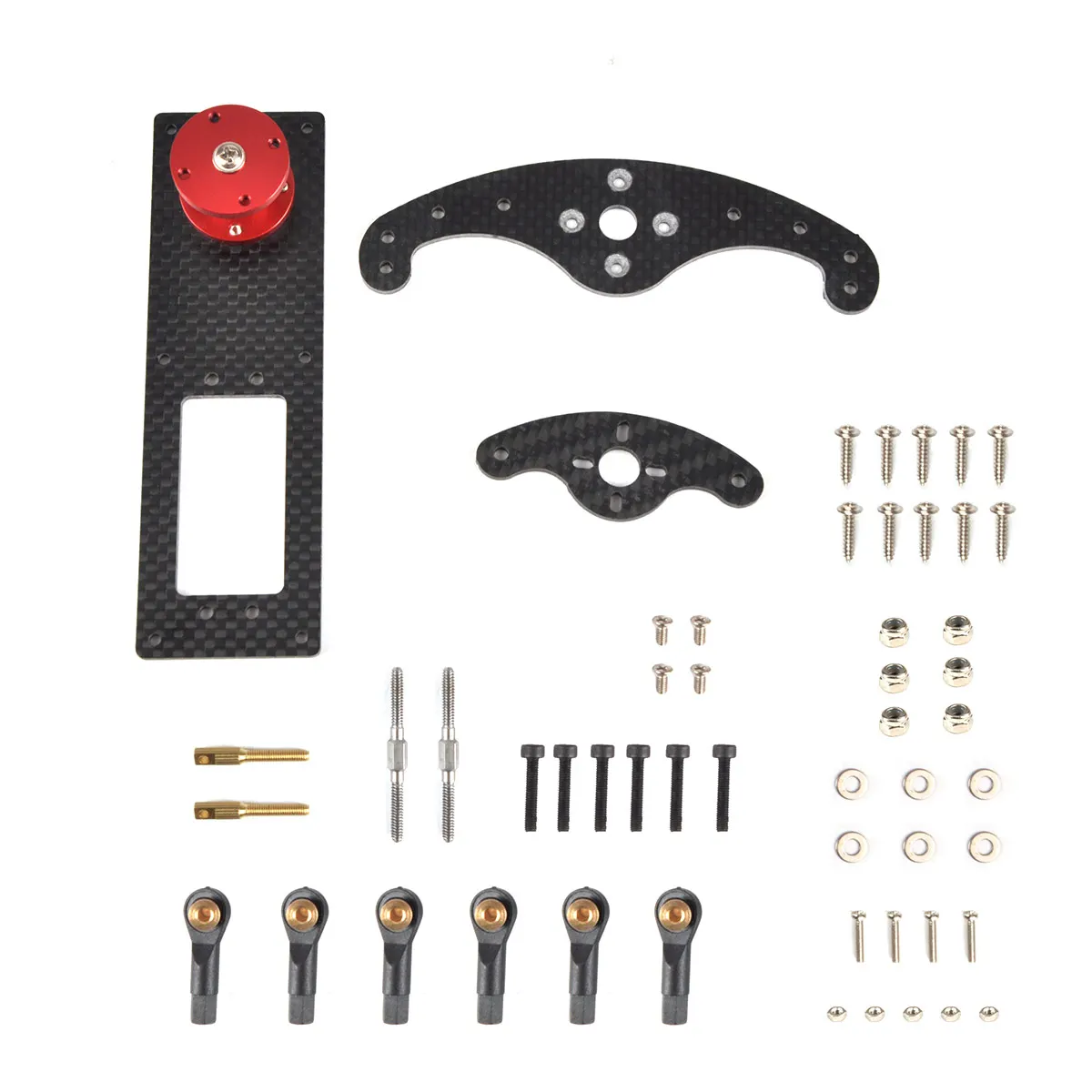 Carbon-Fiber-Vertical-Rudder-Mount-Rudder-Tray-Set-for-20-50CC-RC ...