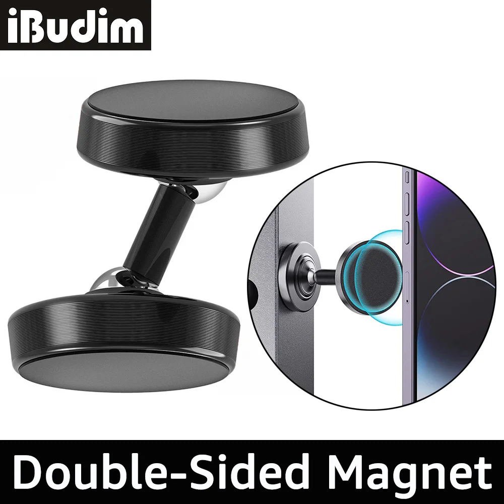 Dual-Magnetic-Phone-Holder-for-Gym-Kitchen-Double-Sided-Strong-Magnet ...