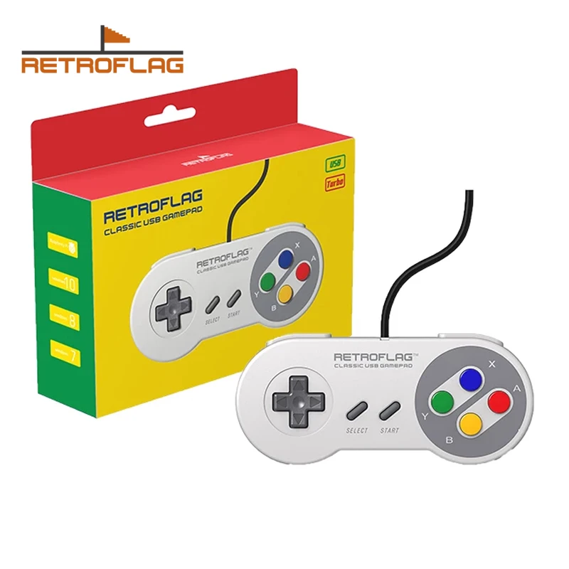 Retroflag Superpi Classic Wired Usb Gamepad Game Gaming Controller For Raspberry Pi, Windows ...