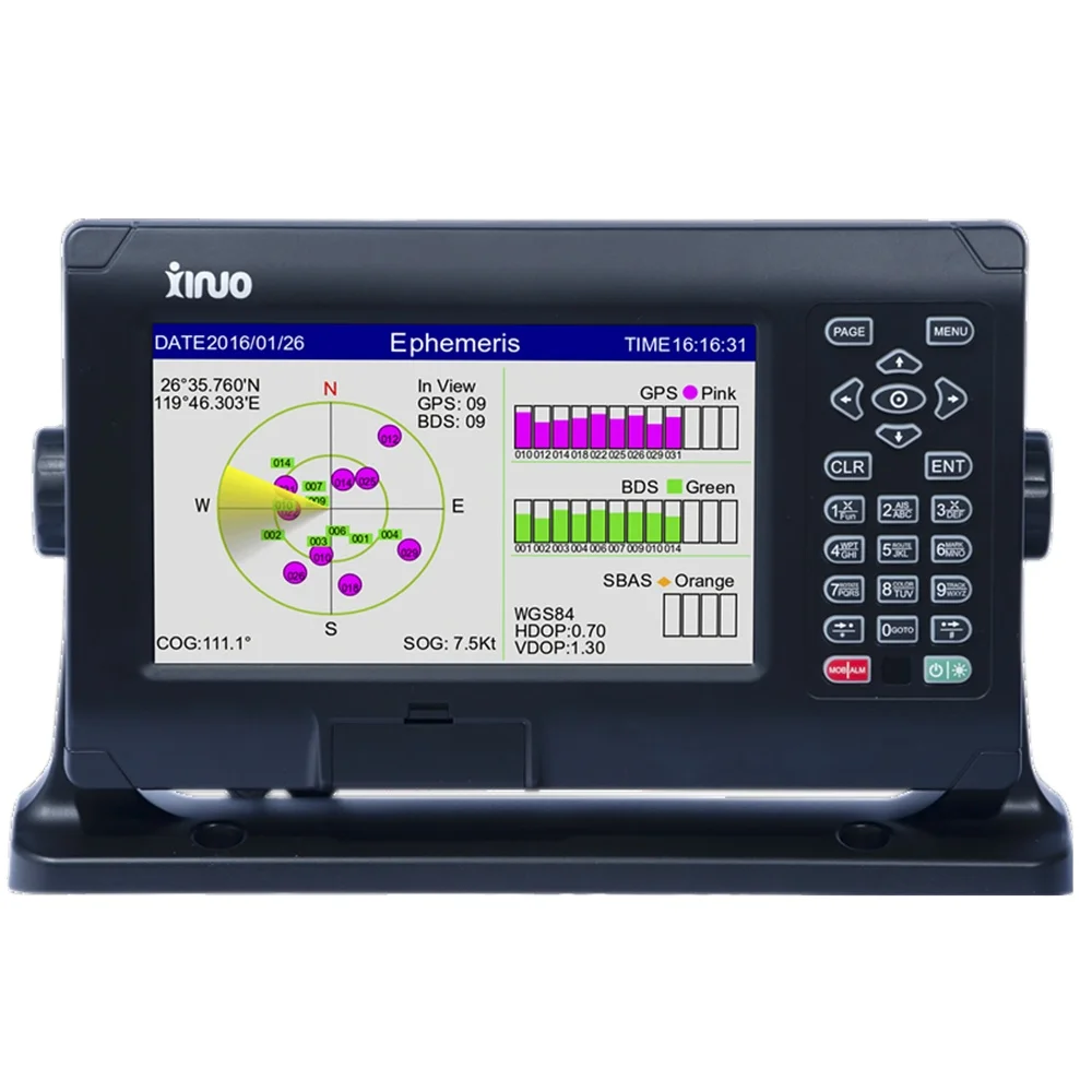 Xinuo Gnss Chart Plotter 8 Inches Marine Navigation Equipment - Marine ...