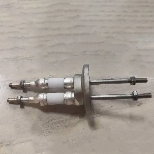 KF-vacuum-conductor-electrode-flange-KF16-25-ceramic-electrode-flange ...