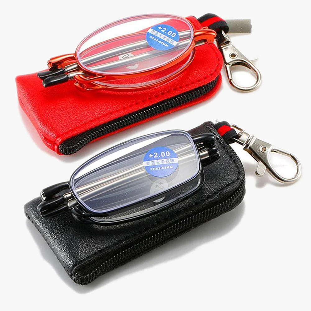 Fashion-MINI-Design-Blue-Light-Proof-Reading-Glasses-Men-Women-Folding ...