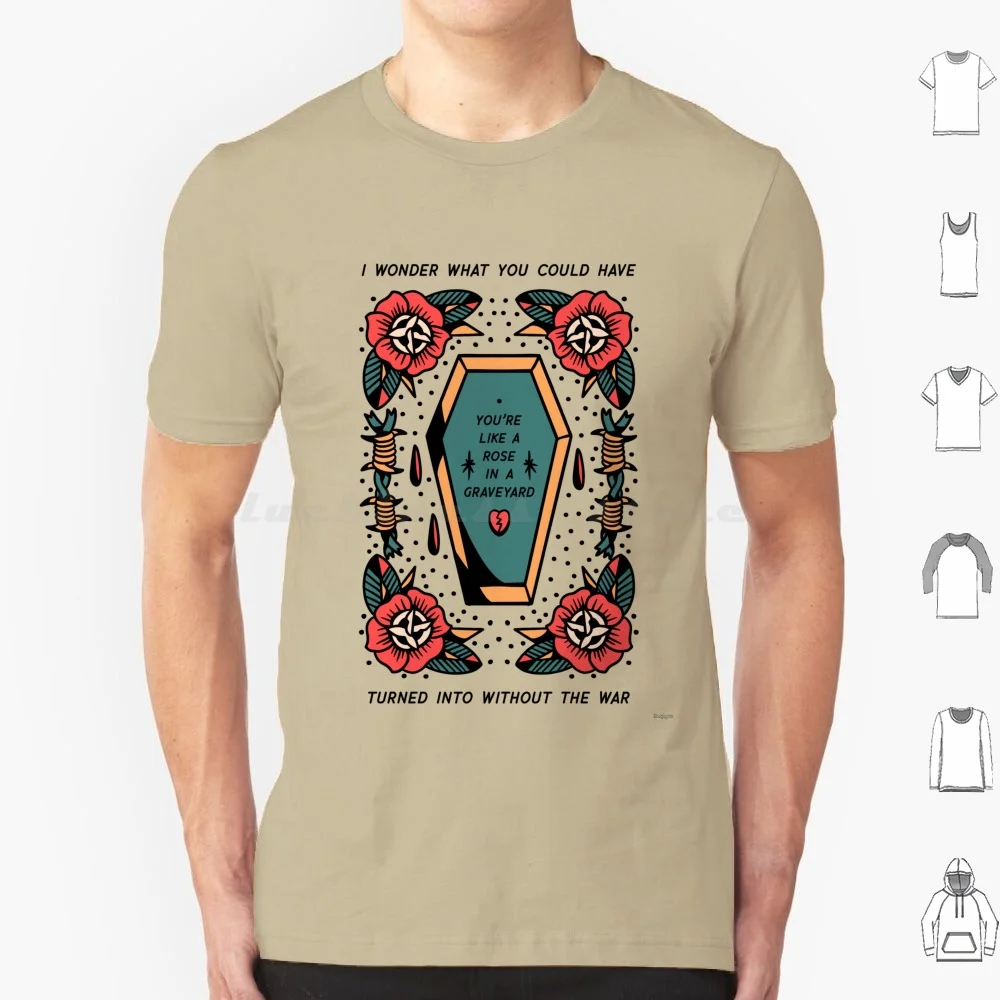 Rose-In-A-Graveyard-Dramione-Manacled-T-Shirt-6xl-Cotton-Cool-Tee ...