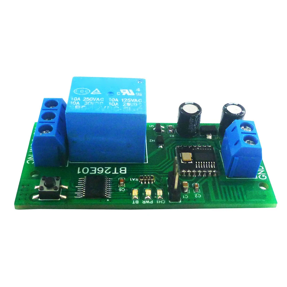 Relé Compatible con Bluetooth DC12V 2,4G RF Control remoto módulo IOT ...