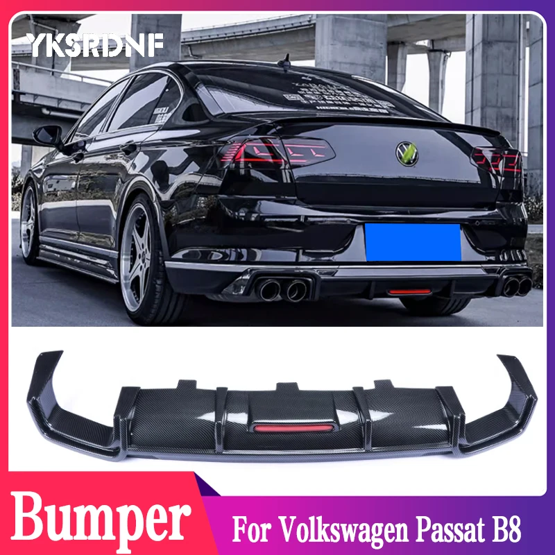 For Volkswagen Passat B8 2020 2021 2022 Car Rear Bumper Diffuser ...