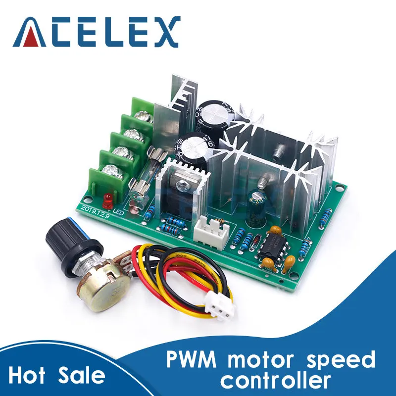 Dc10-60v Dc 10-60v Motor Speed Control Pwm Motor Speed Controller ...