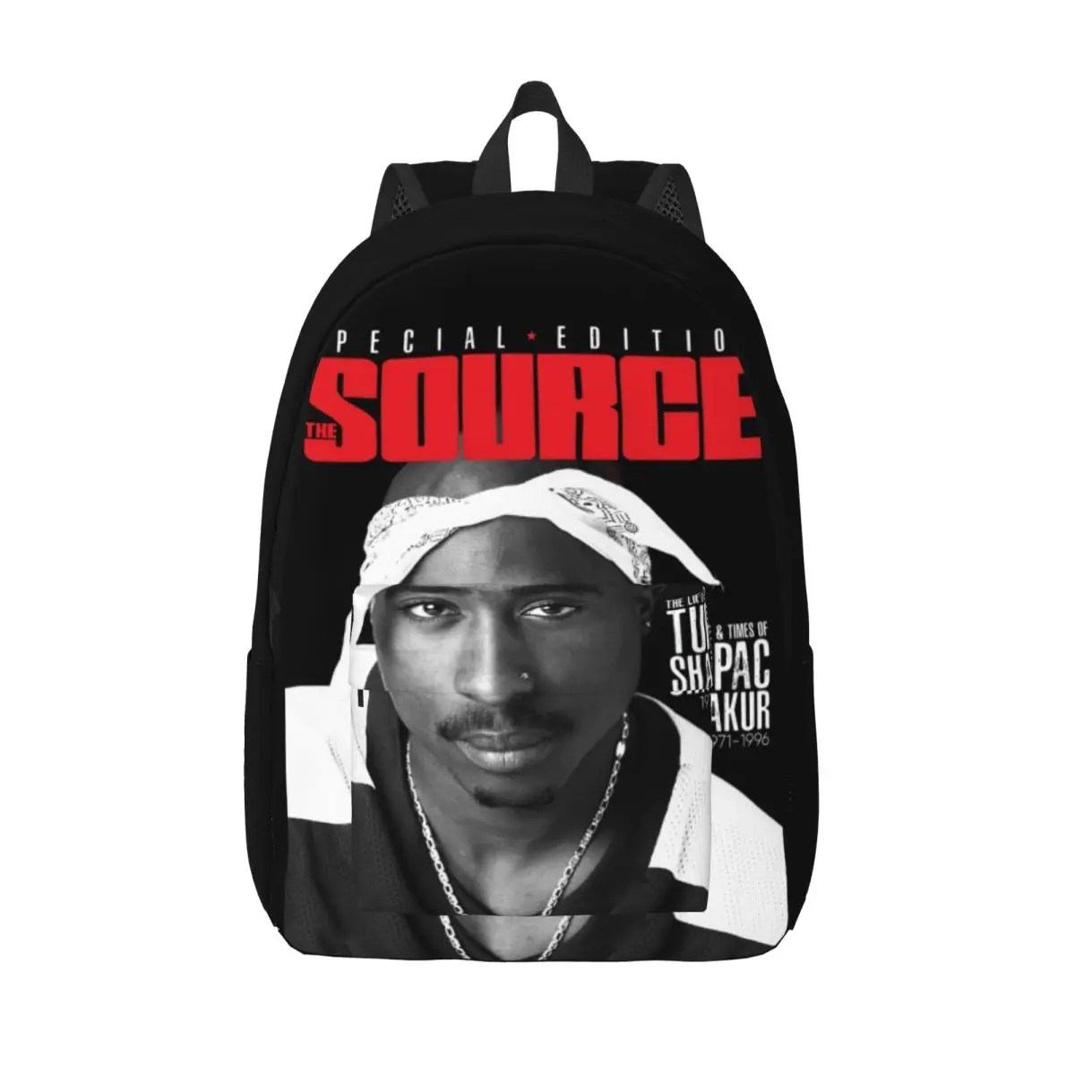 Tupac-2PAC-Casual-Backpack-Sports-High-School-Work-Rapper-Daypack-for ...